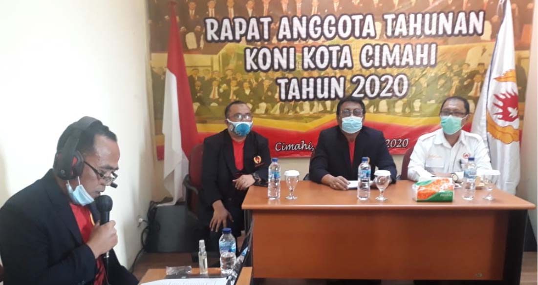 KONI Kota Cimahi RAT Kali Pertama Dengan Daring di Jawa Barat ...